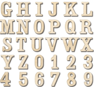 MDF Letters and Numbers - DisplayAvenue